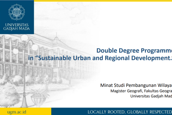 Minat Studi Pembangunan Wilayah Magister Geografi Fakultas Geografi UGM – Web Lembaga Civitas ...
